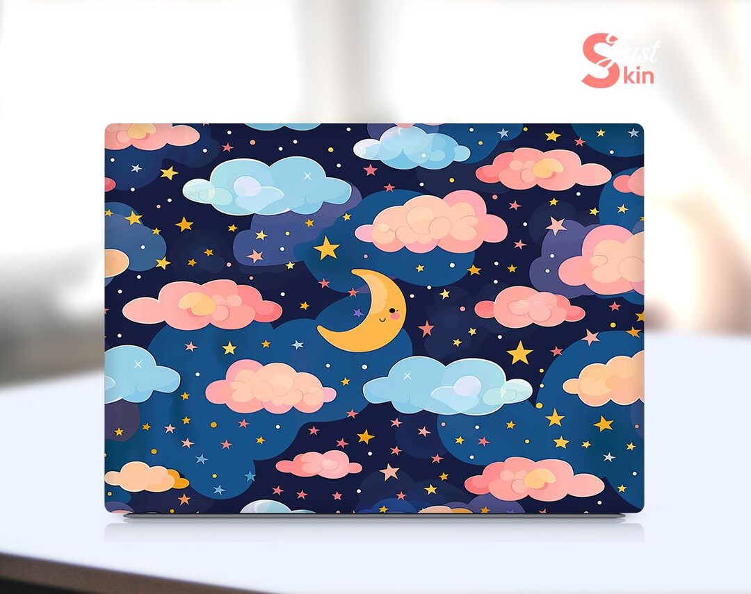 HP Laptop Accessories Unique Colorful Cloud Design Vinyl Sticker for ...