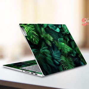 Lenovo Laptop Sticker Custom Anniversary Gift Green Plant Design Vinyl ...