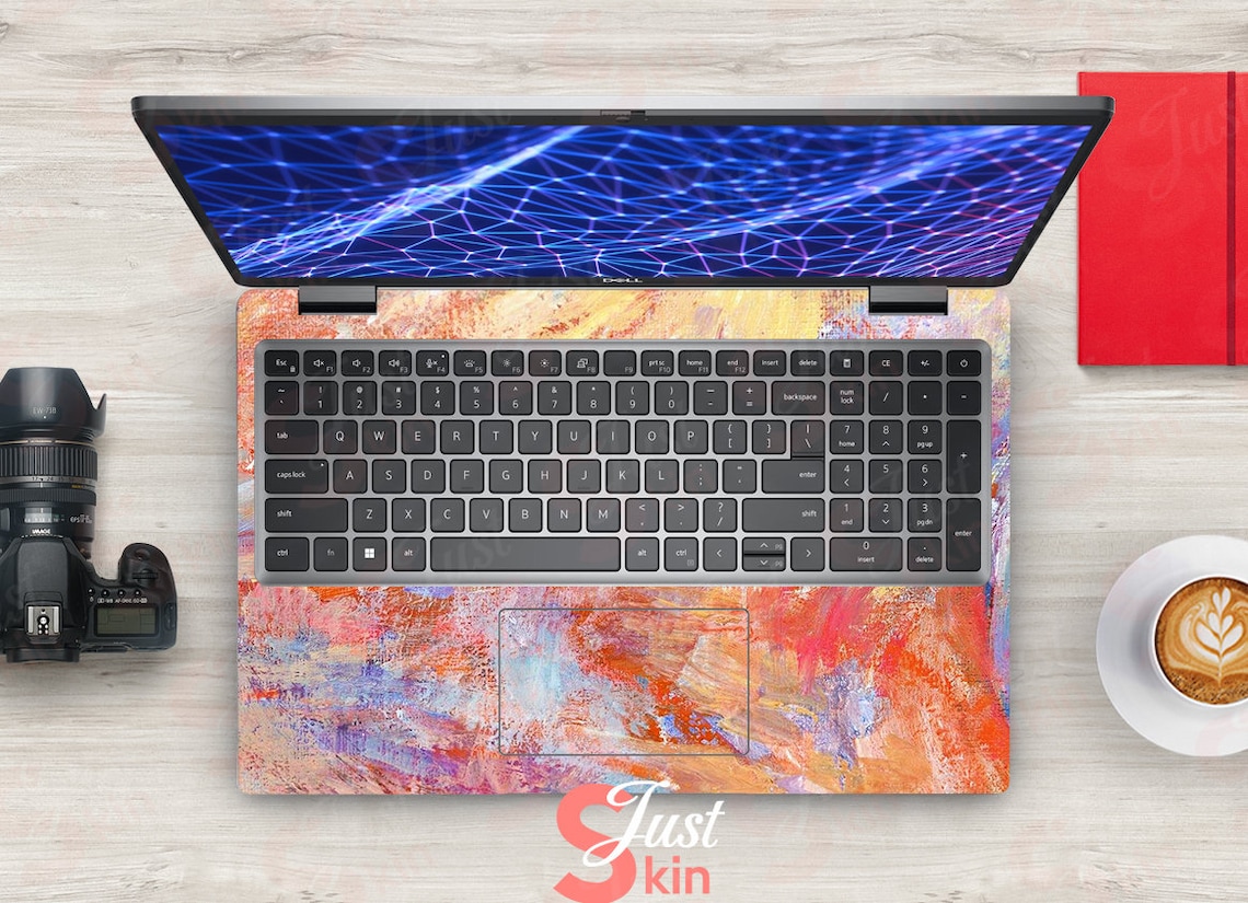 Hp Probook Skin Pre-cut Personalized Abstract Oil Painting - Etsy