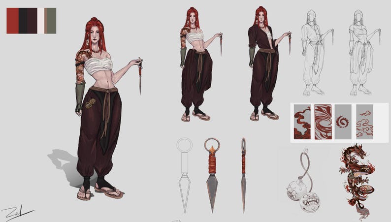Concept Art Commission/profile Picture/portrait/character Sheet ...