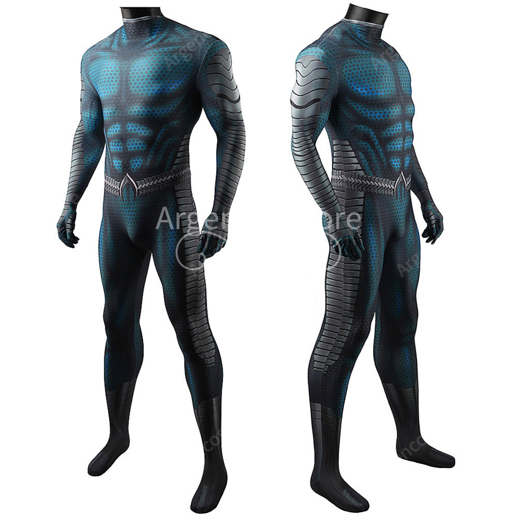 Aquaman and the Lost Kingdom Aquaman Jumpsuit Cosplay Costume Halloween ...