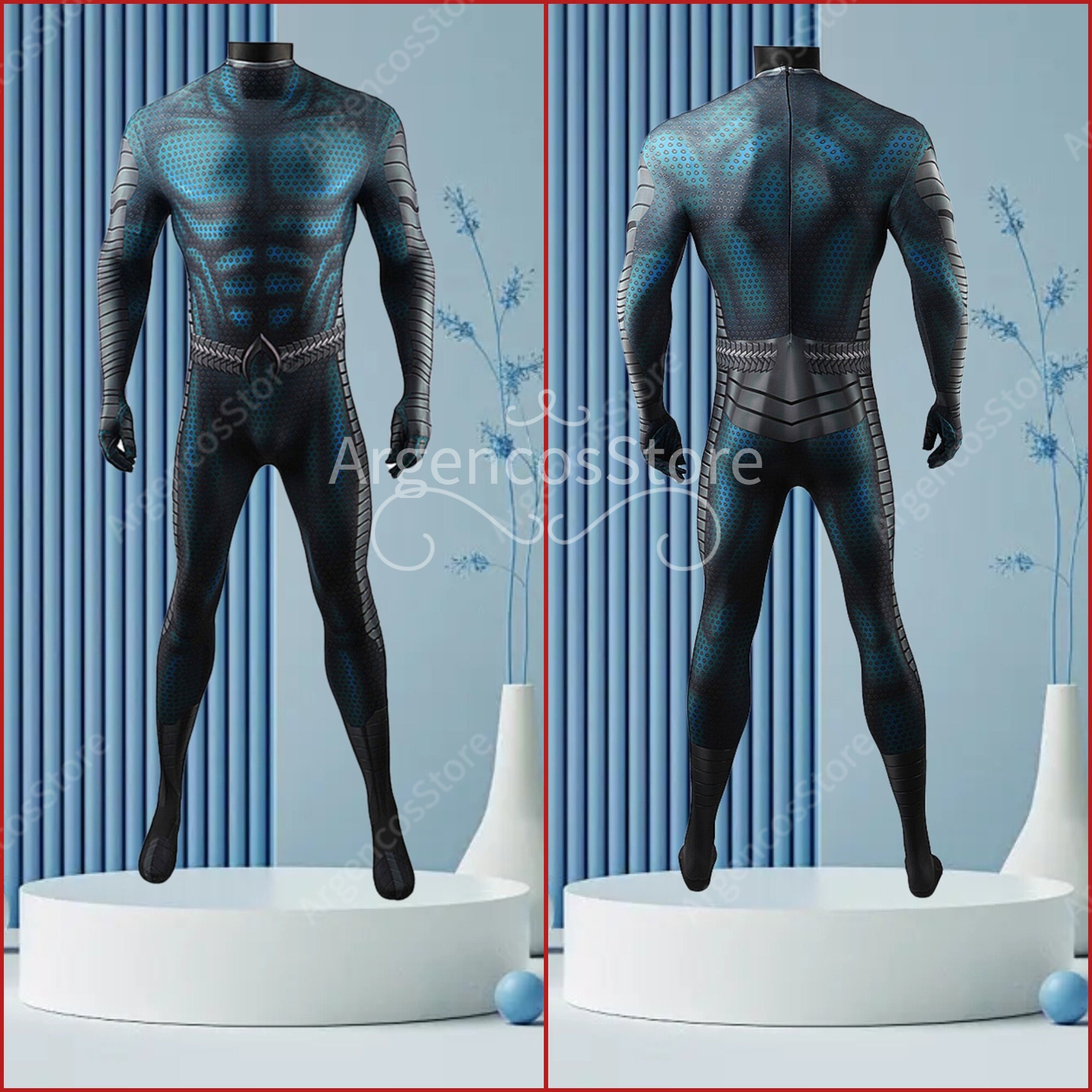 Aquaman and the Lost Kingdom Aquaman Jumpsuit Cosplay Costume Halloween ...