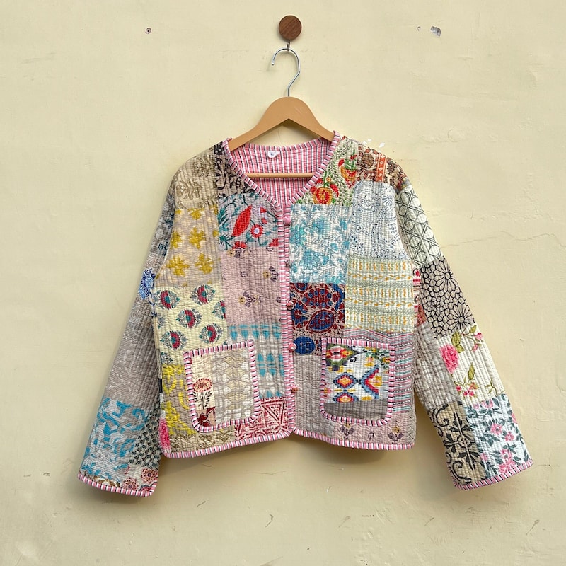 Patchwork Quilt Jacket - Etsy