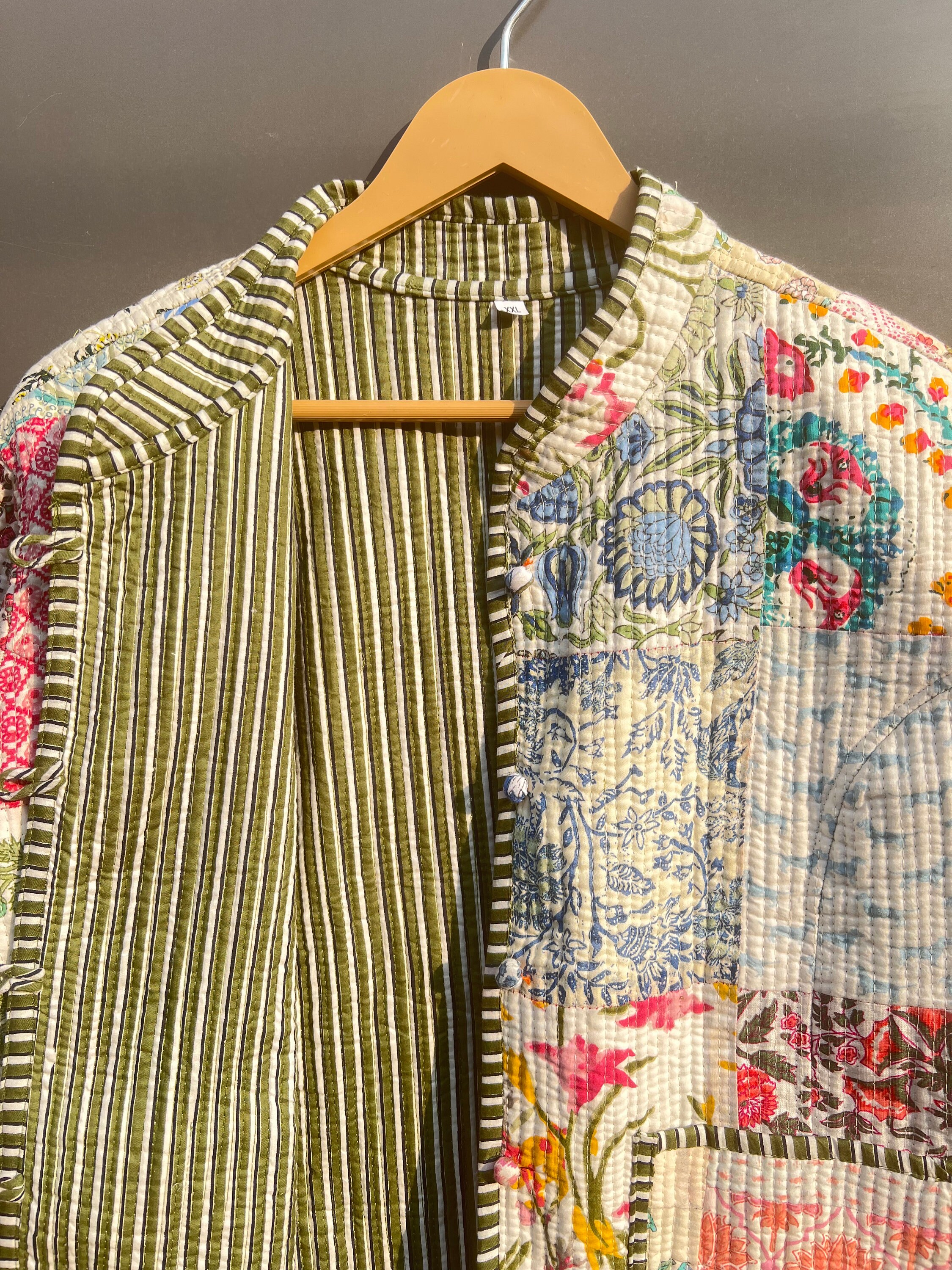 Cotton Floral Bohemian Style Fall Winter Jacket Coat Streetwear Boho ...