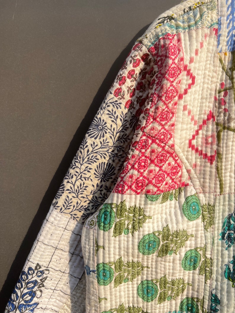 Cotton Floral Bohemian Style Fall Winter Jacket Coat Streetwear Boho ...