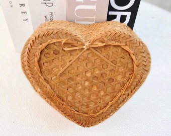 Bamboo Wedding Basket - Etsy