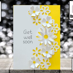 Get Well Soon Bundle SVG Get Well Pop up Card Card Insert SVG Card Making 3D Card Card Template ...