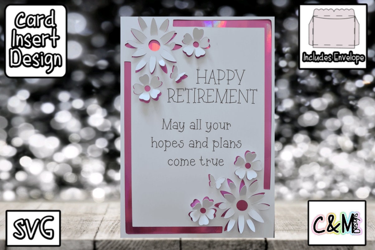 Happy Retirement SVG Retirement Card Pop up Card Card - Etsy