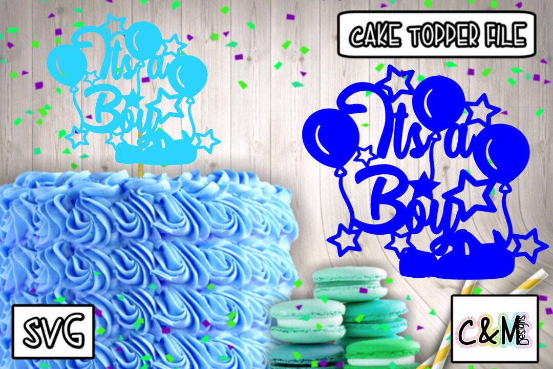 New Baby Cake Topper SVG Cake Topper File Baby Shower - Etsy