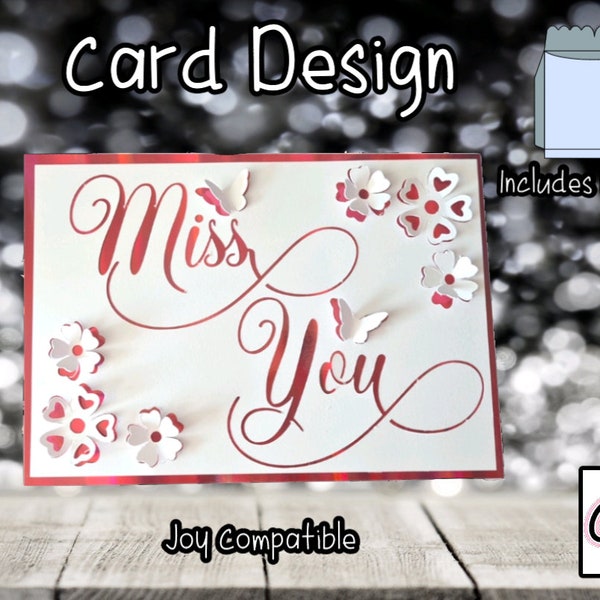 Miss You Card - Etsy