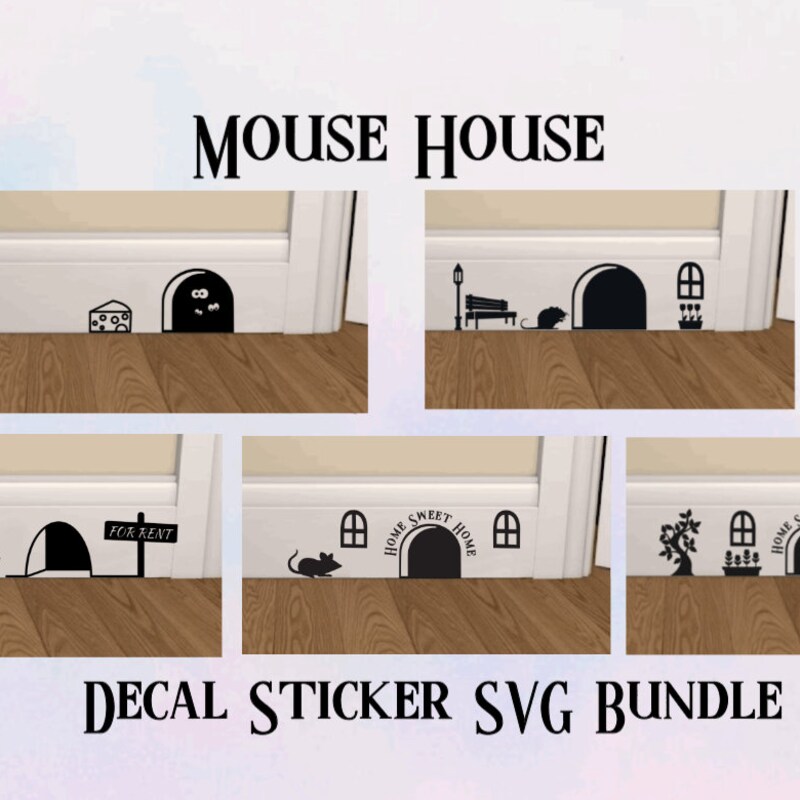 Mouse House Decal - Etsy