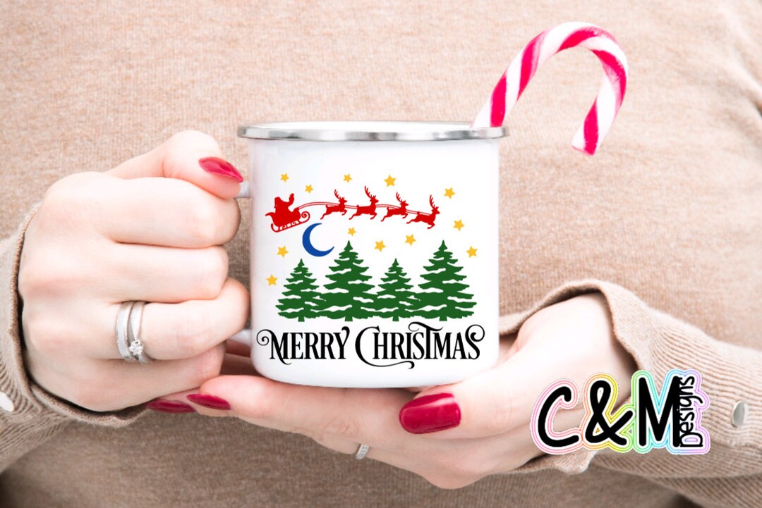 Merry Christmas Decal SVG Vinyl Cutting Christmas Cut - Etsy