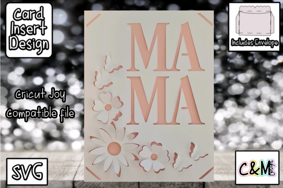 Mama Card Birthday Card SVG Mom Mum Mothers Day - Etsy