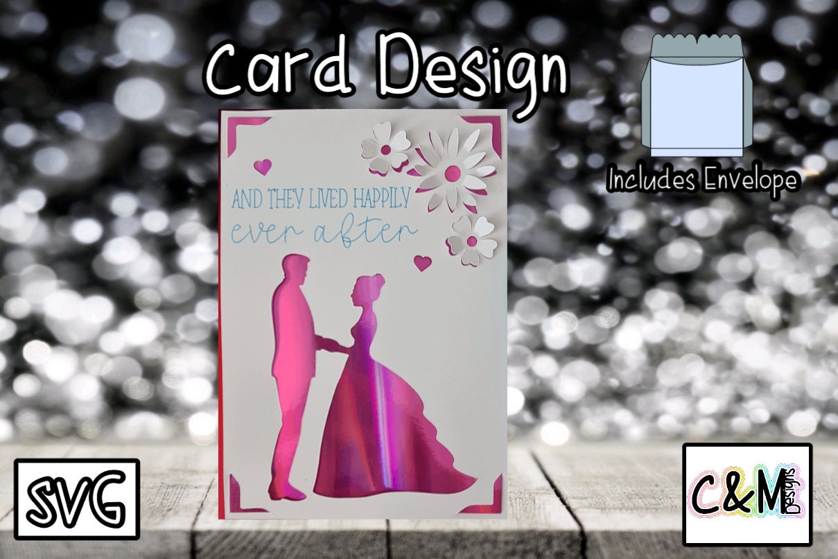 Wedding Card SVG Pop up 3D Card Wedding Card Card - Etsy