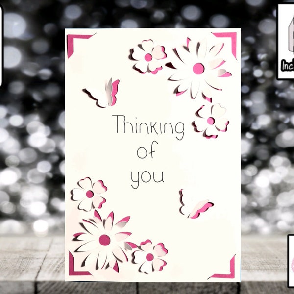 Thinking of You Card - Etsy
