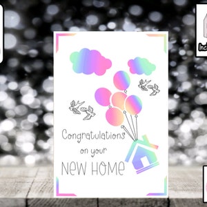 New Home Card SVG New House Card Insert SVG Card Making 3D Card Card ...