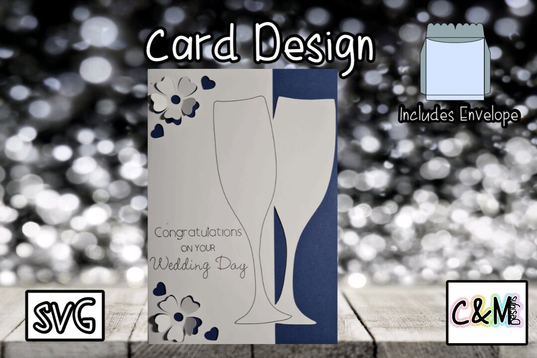 Wedding Card SVG Pop up 3D Card Wedding Card Card Insert SVG Card ...