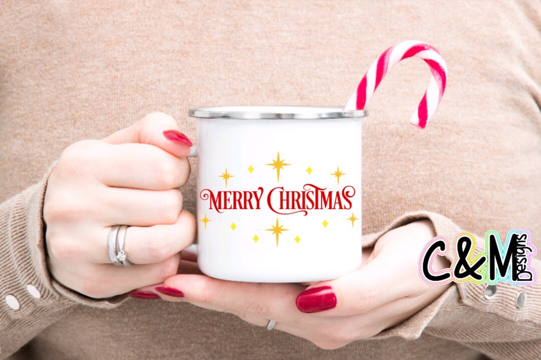 Merry Christmas Decal SVG Vinyl Cutting Christmas Cut - Etsy