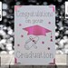 Graduation Card SVG Cricut Graduation Card Insert SVG Includes Envelope ...