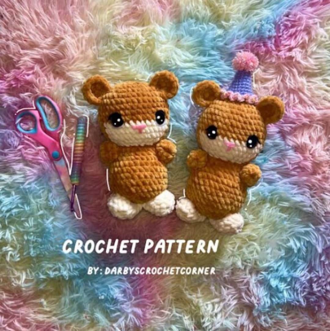 Party Hamster- Crochet Pattern - Etsy