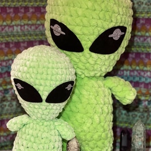 NO SEW Alien- Crochet Pattern - Etsy