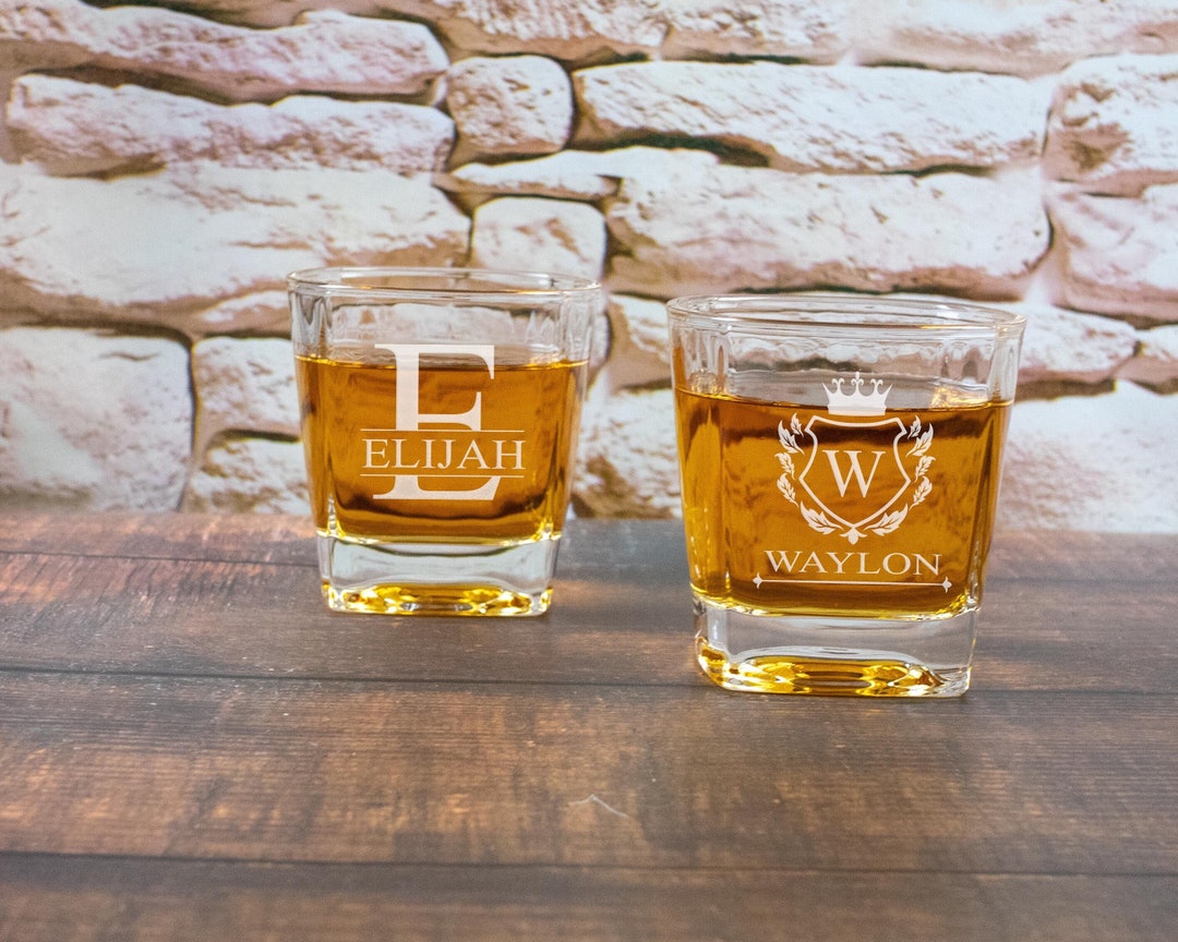 Personalized Bourbon Glasses | Rocks Glasses | Engraved Whiskey Glass ...