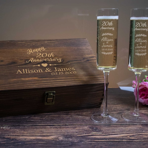 Engraved Goblets With Box - Etsy