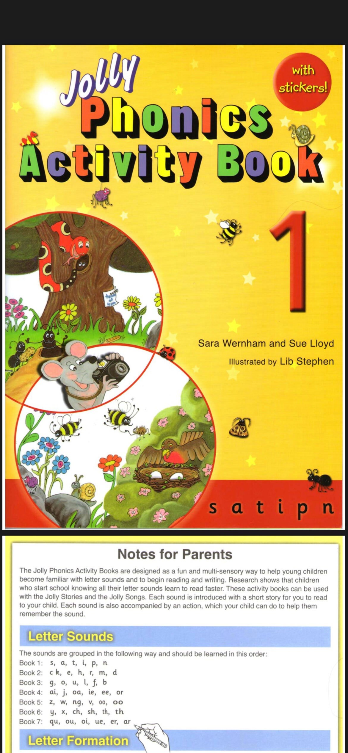 Jolly Phonics Book One 1 First Letters - Etsy