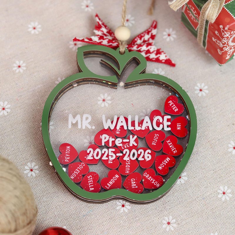 Apple Ornament Class Names - Etsy