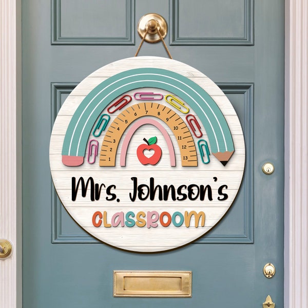 Teacher Door Sign - Etsy