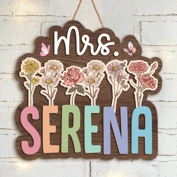 Wildflower Classroom Decor - Etsy