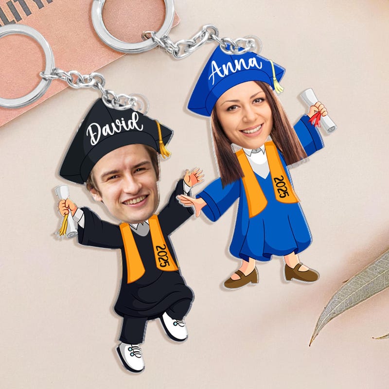 Graduation Keychain - Etsy