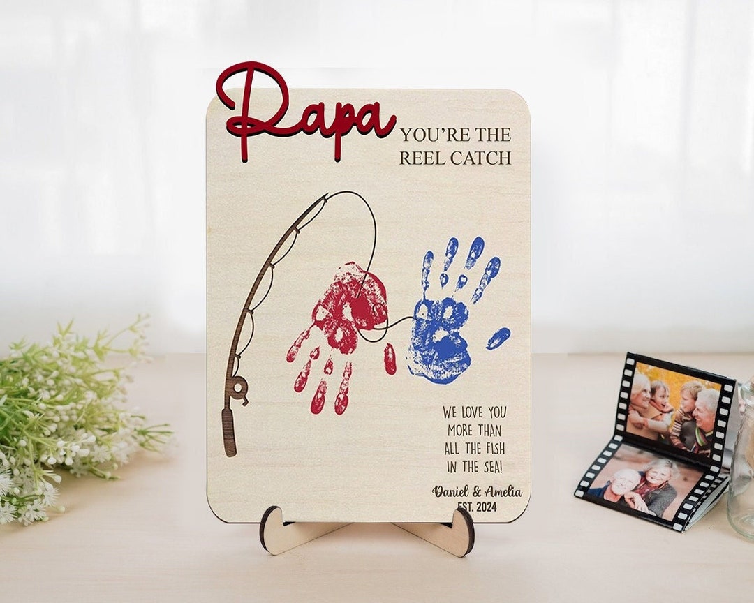 You're the Reel Catch, Father's Day Gift, Dad Sign, Gift for Dad ...