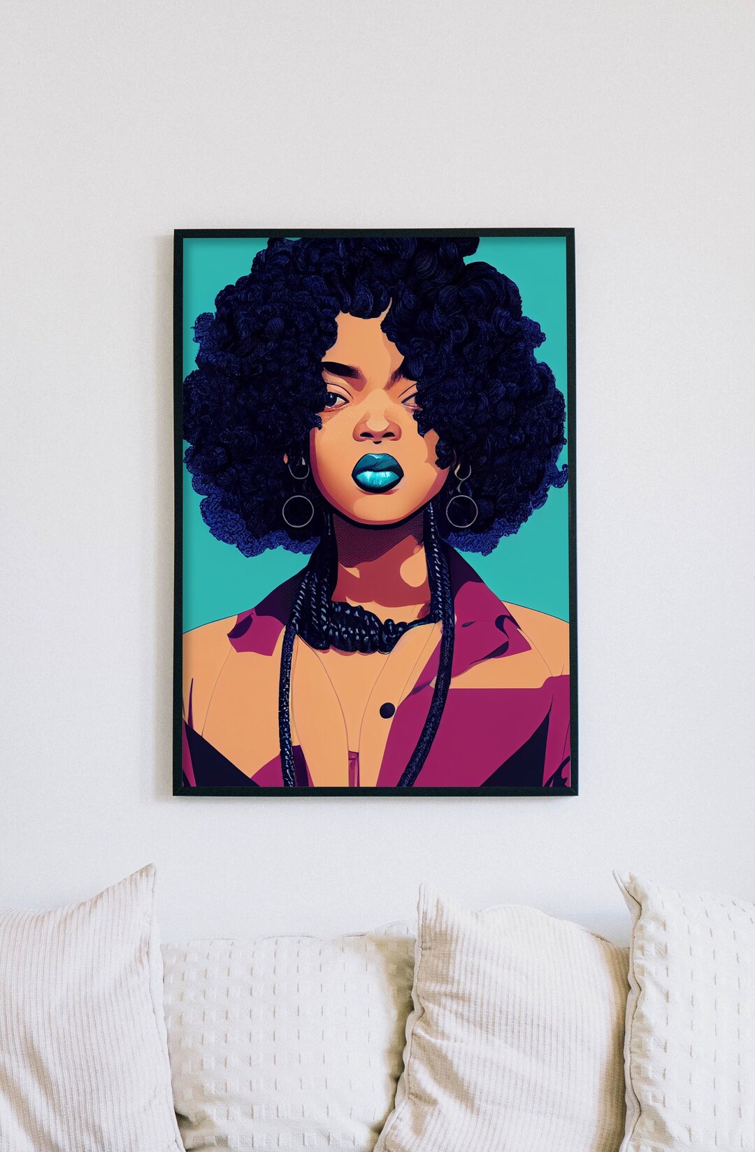 African American Pop Art, Pop Art Wall Art, Art Pop Culture Piece, Pop ...