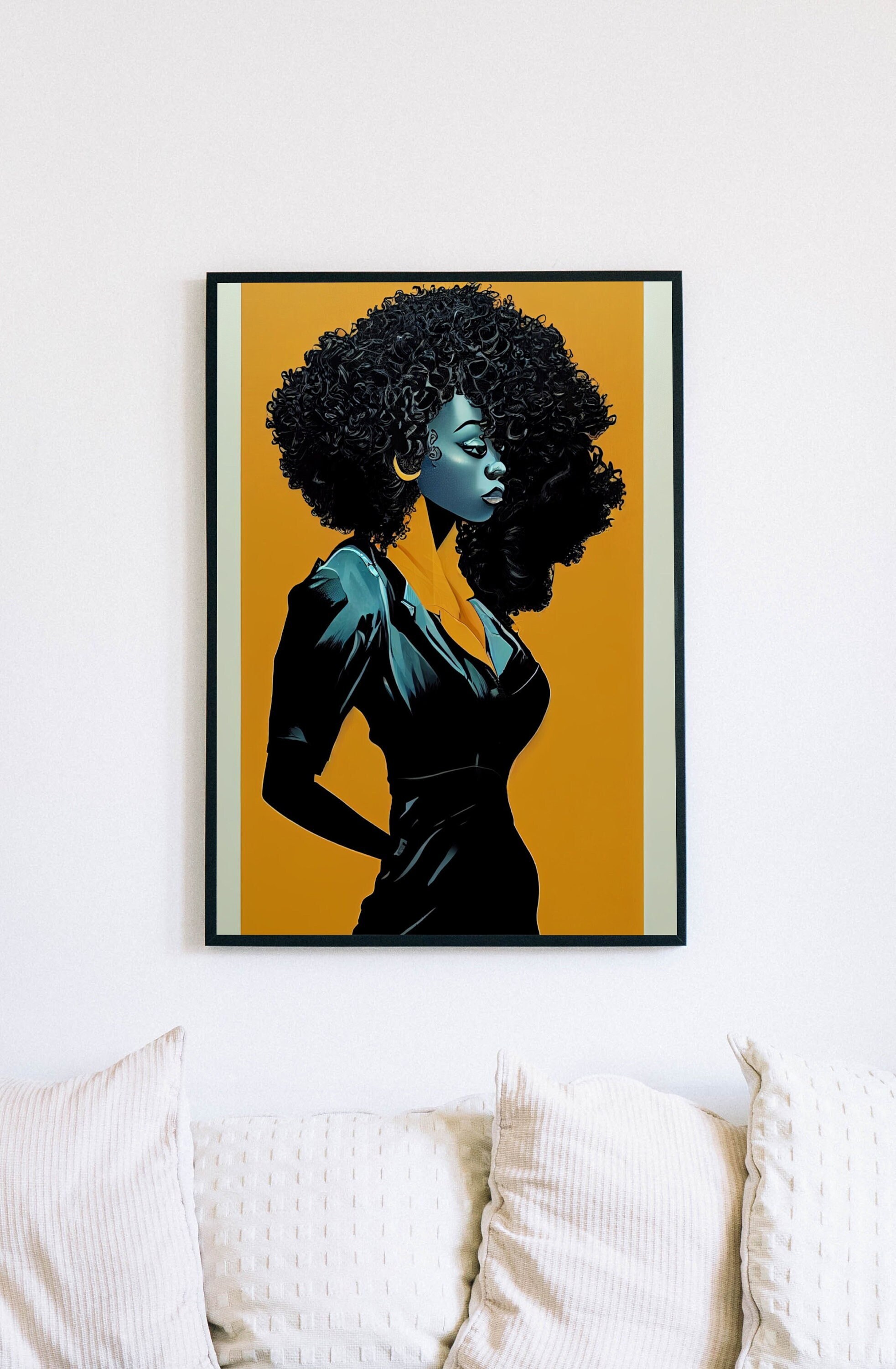 African American Pop Art, Pop Art Wall Art, Art Pop Culture Piece, Pop ...