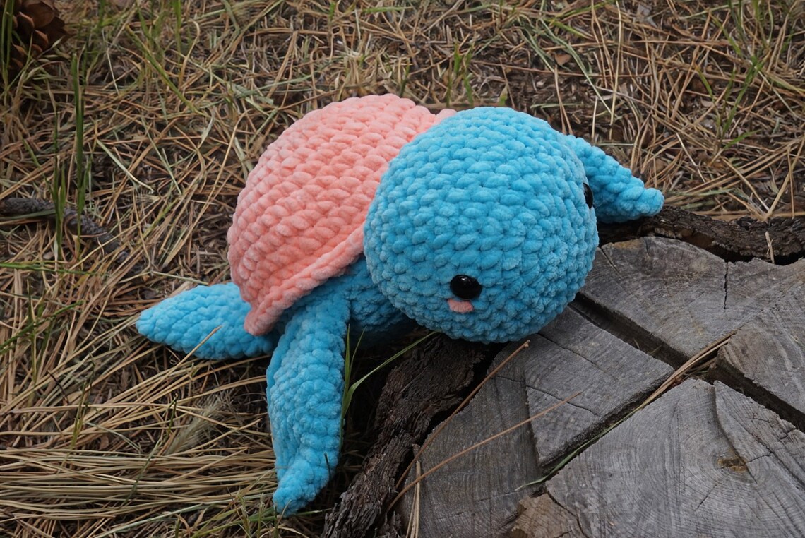 Finn the Turtle Plushie - Etsy