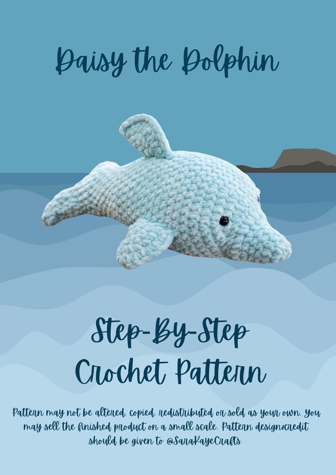 Daisy the Dolphin Crochet Pattern - Etsy