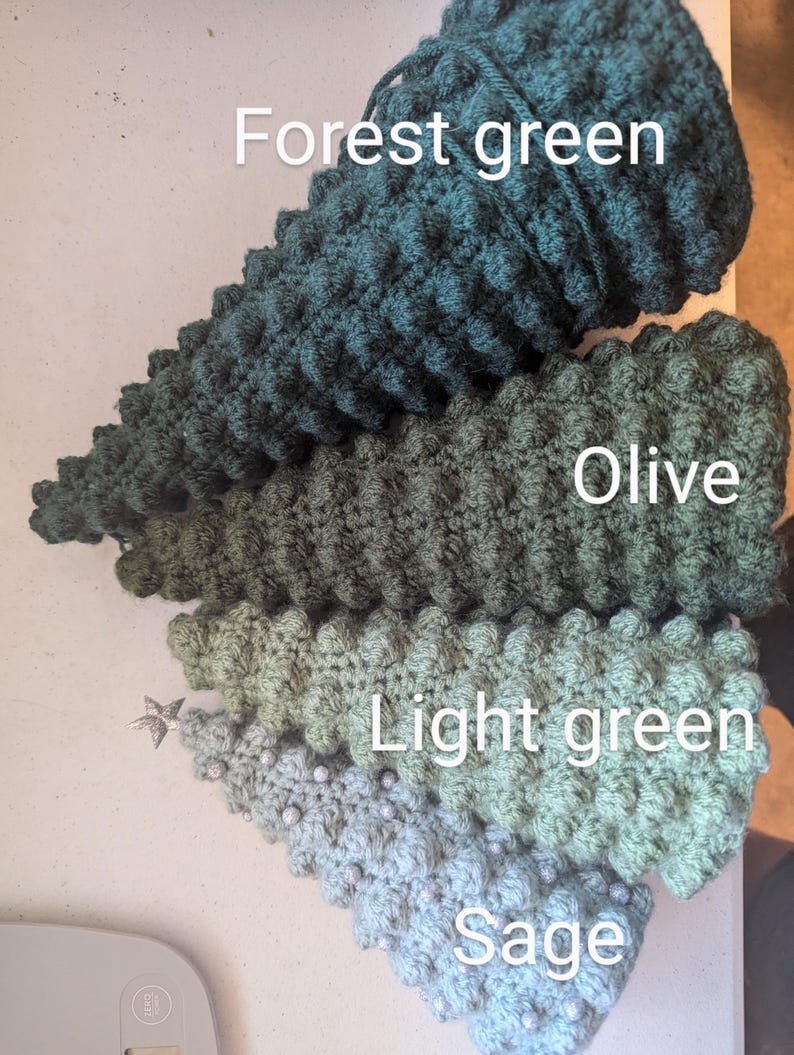 Crochet Christmas Trees - Etsy
