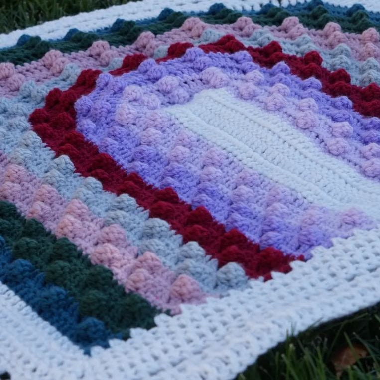 Rainbow Baby Blanket - Etsy