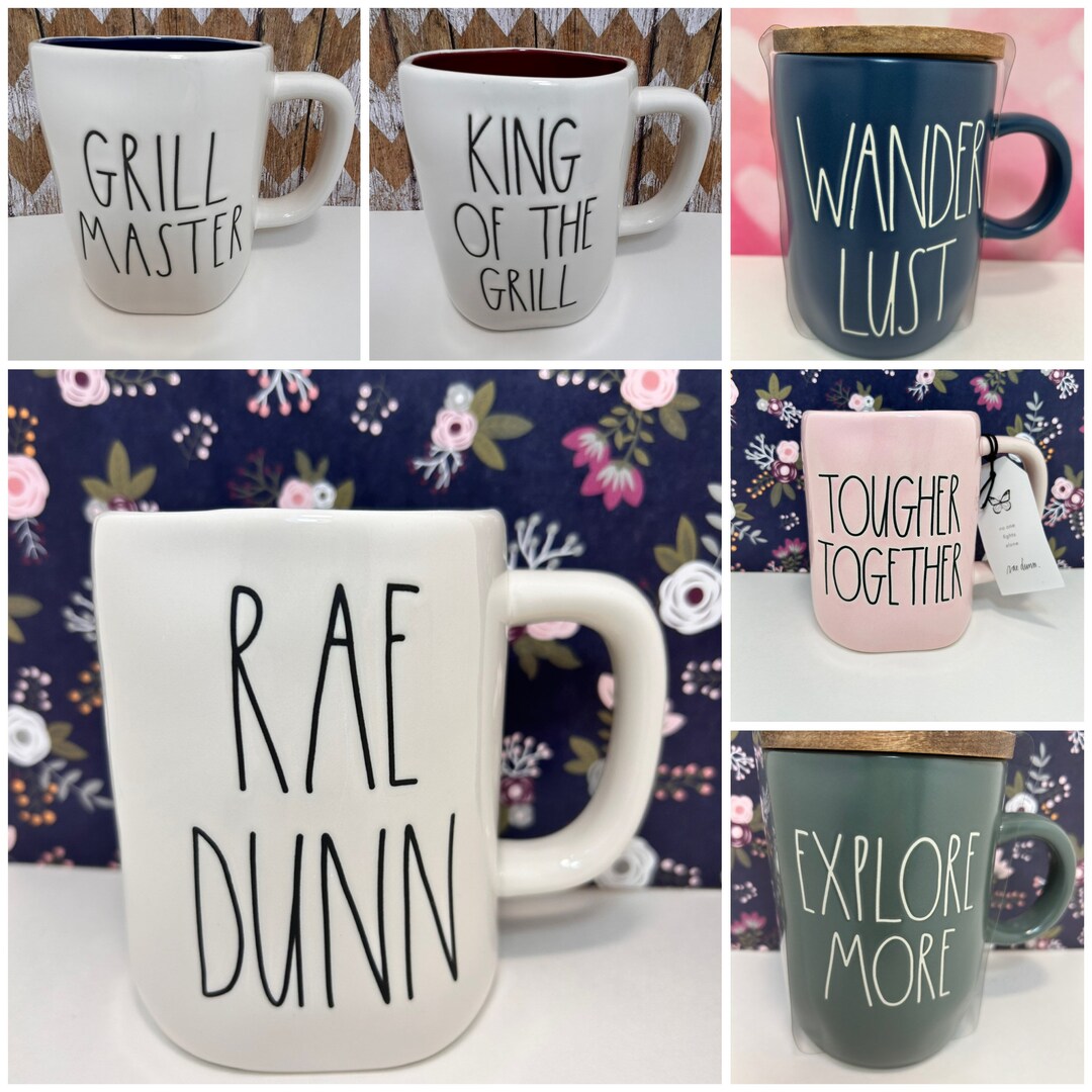 NEW Rae Dunn by Magenta Artisan Collection Coffee Mugs LL - Etsy