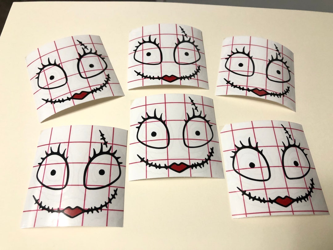 Vinyl Decal Sally Decals NBC Jack Ornament, Mug, Christmas Decor. Craft ...