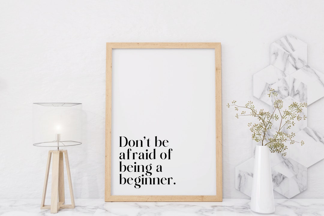 Dont Be Afraid Digital Poster Digital Print Wallart Home - Etsy