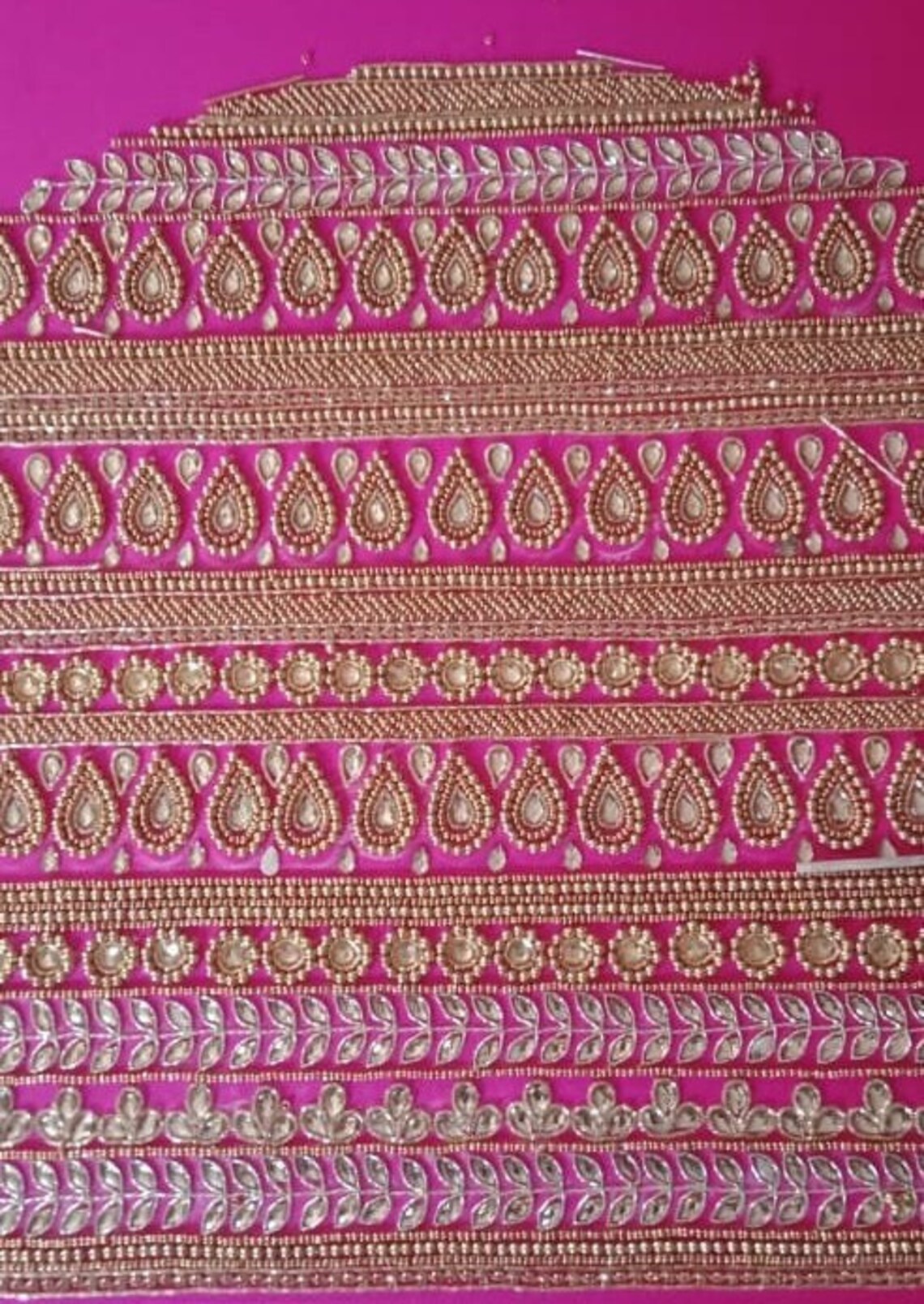 Rani Pink Maggam Work Aari Work Handmade Blouse Aari Work - Etsy