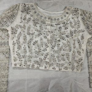 White , off White Wedding Baptism Soft Net Saree and Embroidery Blouse ...