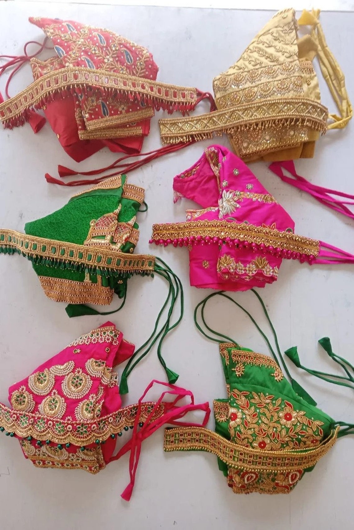 Sky Blue Maggam Work Aari Work Saree Blouse . Get in Any - Etsy