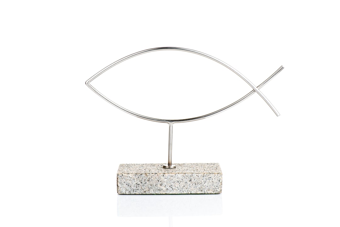 Jesus Fish Statue, Catholic Fish Symbol, Symbol of Christianity, Statue ...