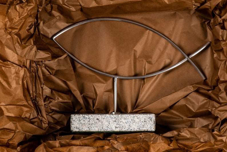 Jesus Fish Statue, Catholic Fish Symbol, Symbol of Christianity, Statue ...