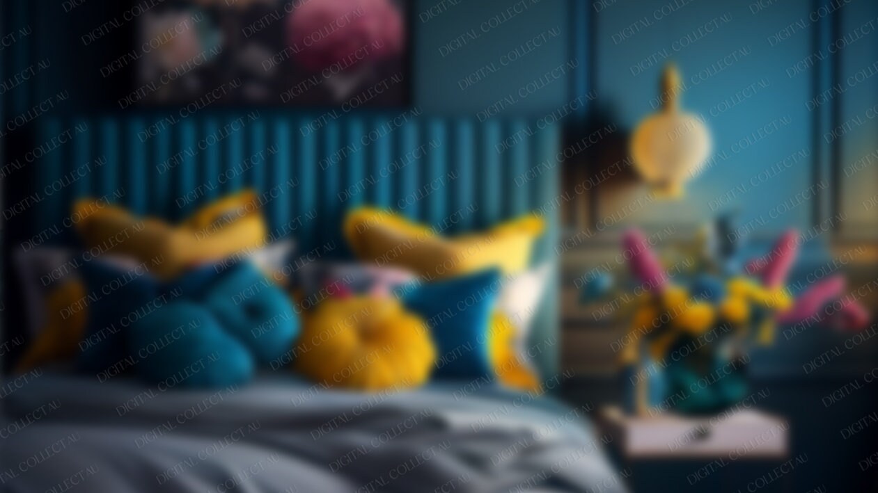 Modern Bedroom Zoom Background Virtual Backdrop Streamer - Etsy