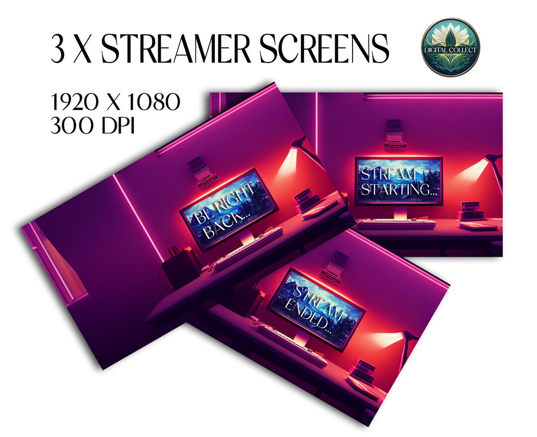 Streamer Backgrounds, Waiting Screen, Virtual Office,digital Background ...