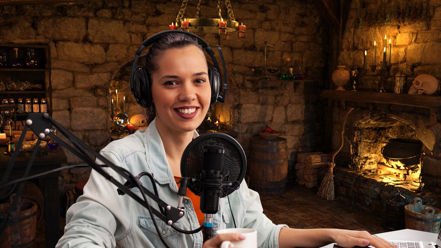 Medieval Fantasy Streamer Background Green Screen Overlay - Etsy UK